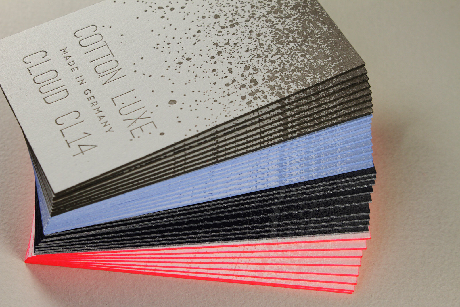 Largest Range of Colored Paper Business Cards In The US